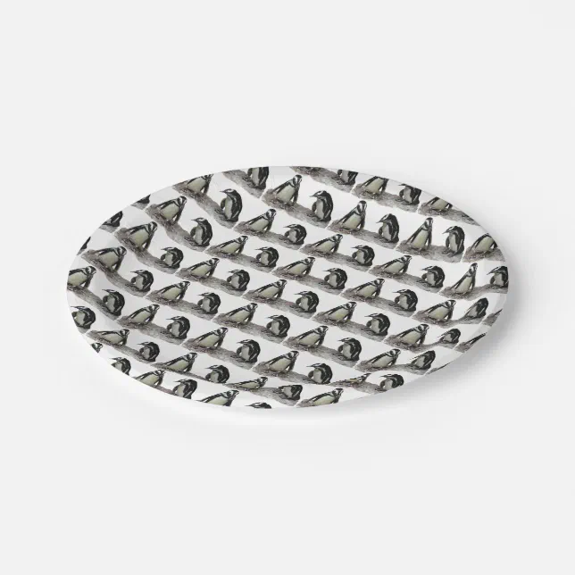 Penguins Paper Plates | Zazzle