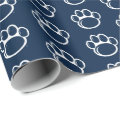 Penn State Nittany Lion Paw Wrapping Paper | Zazzle