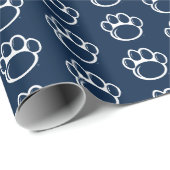 Penn State Nittany Lion Paw Wrapping Paper | Zazzle