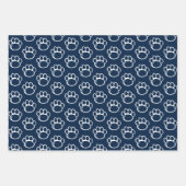 Penn State Nittany Lion Paw Wrapping Paper Sheets | Zazzle