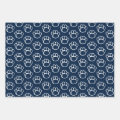 Penn State Nittany Lion Paw Wrapping Paper Sheets | Zazzle