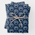 Penn State Nittany Lion Paw Wrapping Paper Sheets | Zazzle