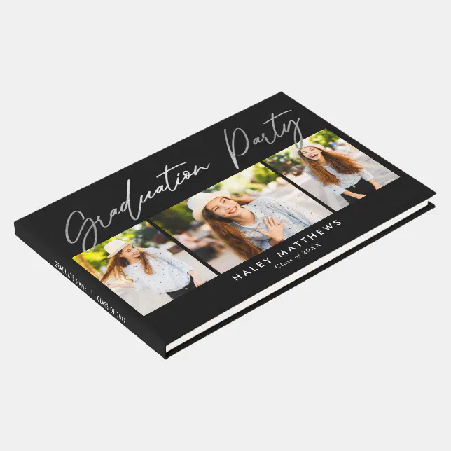 Penned Party Graduation Party Guest Book | Zazzle