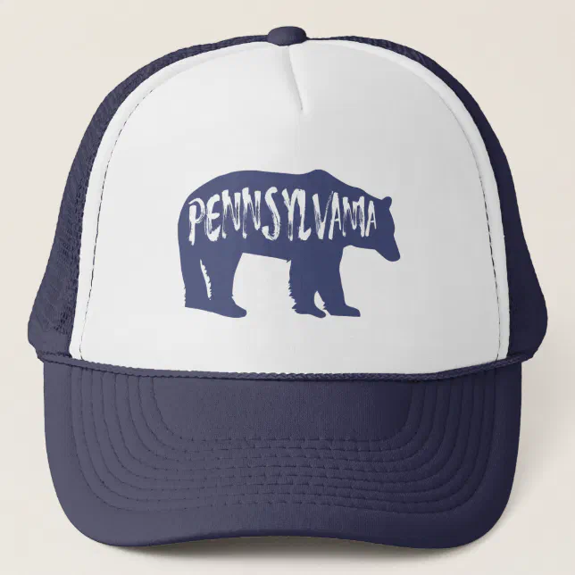 Pennsylvania Bear Trucker Hat | Zazzle
