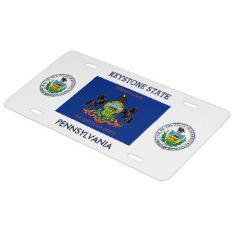 Pennsylvania Custom Front License Plate | Zazzle
