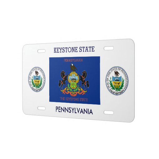 Pennsylvania Custom Front License Plate | Zazzle