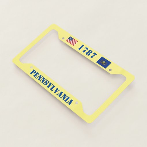Pennsylvania Custom License Plate Frame | Zazzle