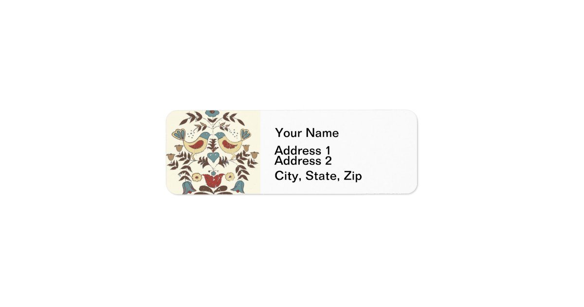 Pennsylvania Dutch Amish Hex Sign Bird Americana Label | Zazzle