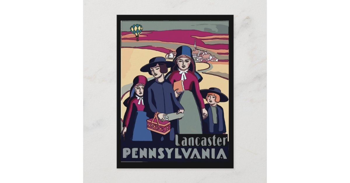 Pennsylvania Dutch, Lancaster, Amish Country Postcard | Zazzle