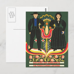 Pennsylvania Dutch Postcard | Zazzle