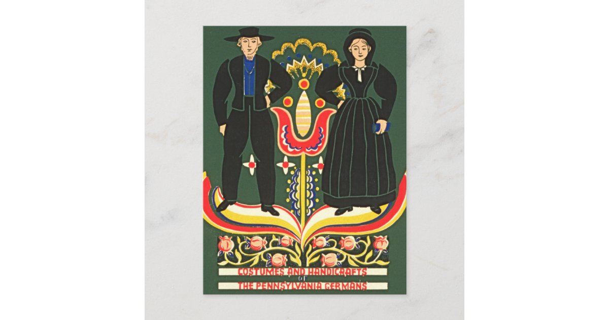 Pennsylvania Dutch Postcard | Zazzle