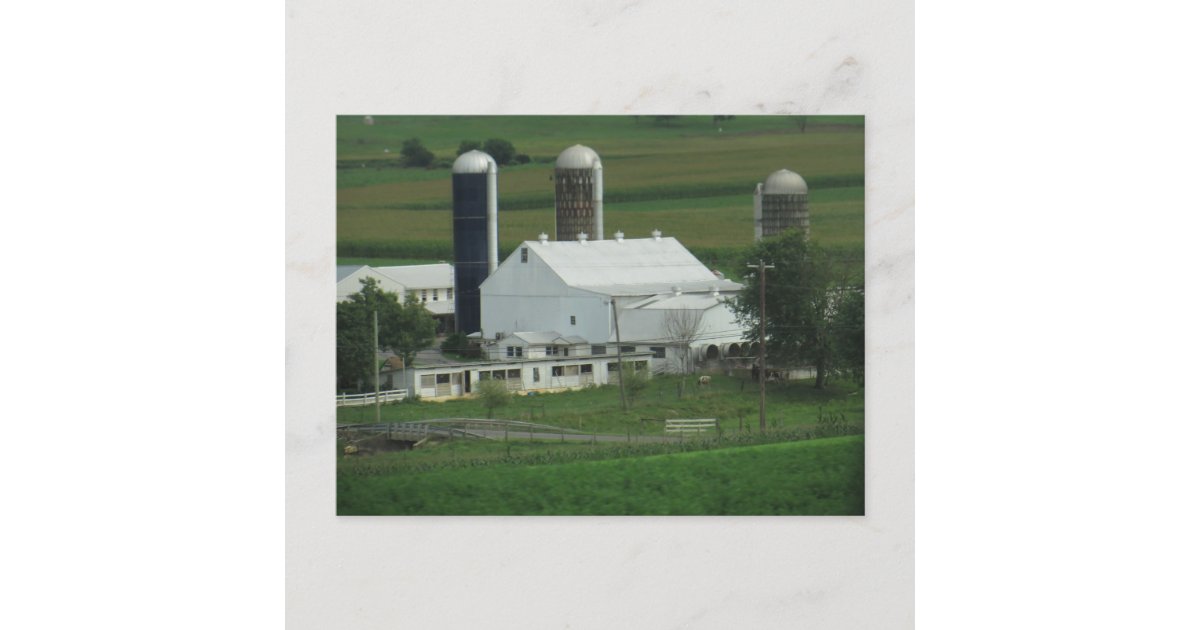 Pennsylvania Farm Postcard | Zazzle