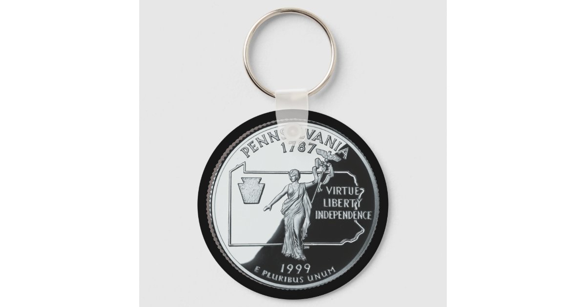 PENNSYLVANIA KEYCHAIN | Zazzle