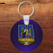 Pennsylvania (PA) Keychain | Zazzle