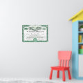 Pennsylvania Railroad CUSTOM Stock Certificate Poster | Zazzle