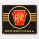 Pennsylvania Railroad Logo, Black & Gold Mouse Pad | Zazzle