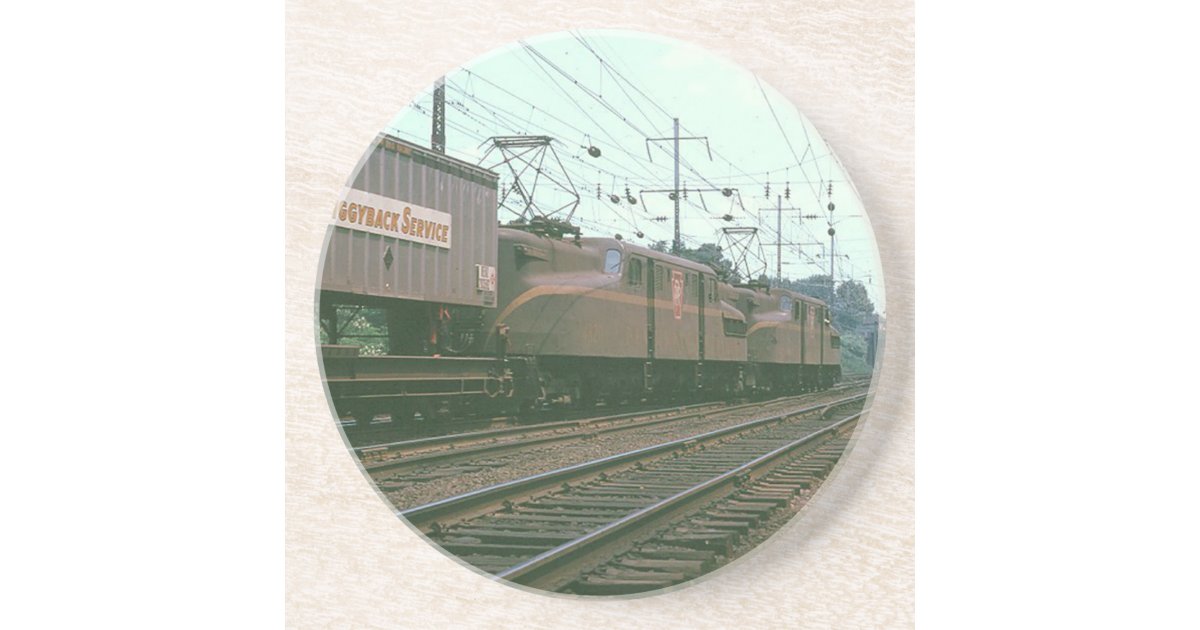 Pennsylvania Railroad piggyback service Coaster | Zazzle