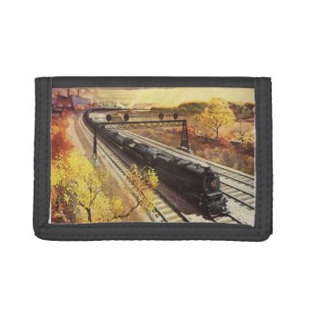 Pennsylvania Railroad Tanker Trains 1942 Tri-fold Wallet | Zazzle