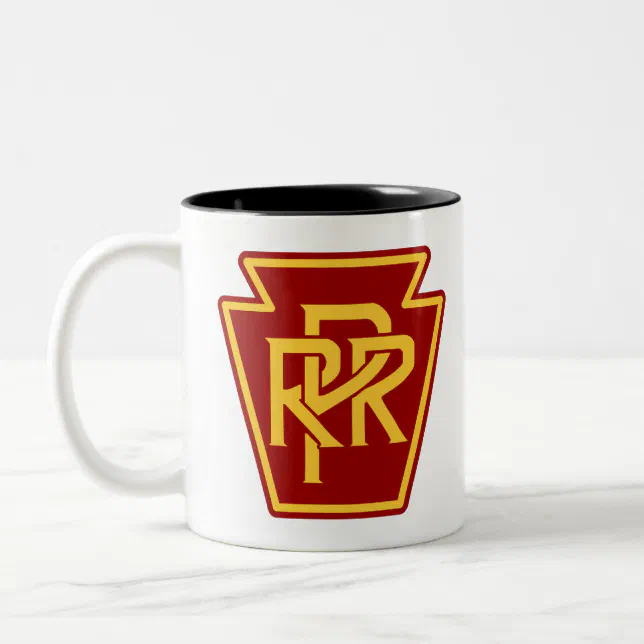 Pennsylvania Railroad Two-Tone Coffee Mug | Zazzle