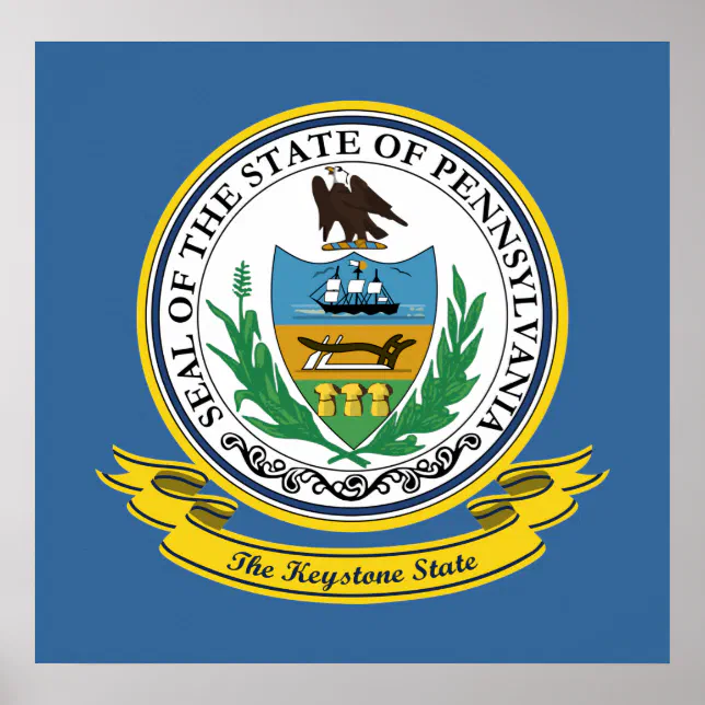Pennsylvania Seal Poster | Zazzle
