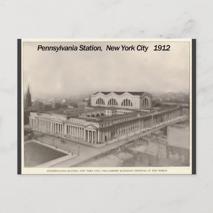 Pennsylvania Station New York 1912 Postcard | Zazzle.com