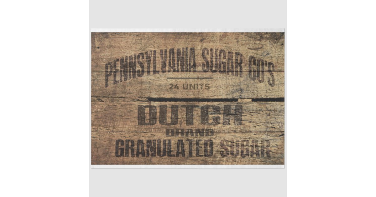 Pennsylvania Sugar Decoupage Tissue Paper | Zazzle