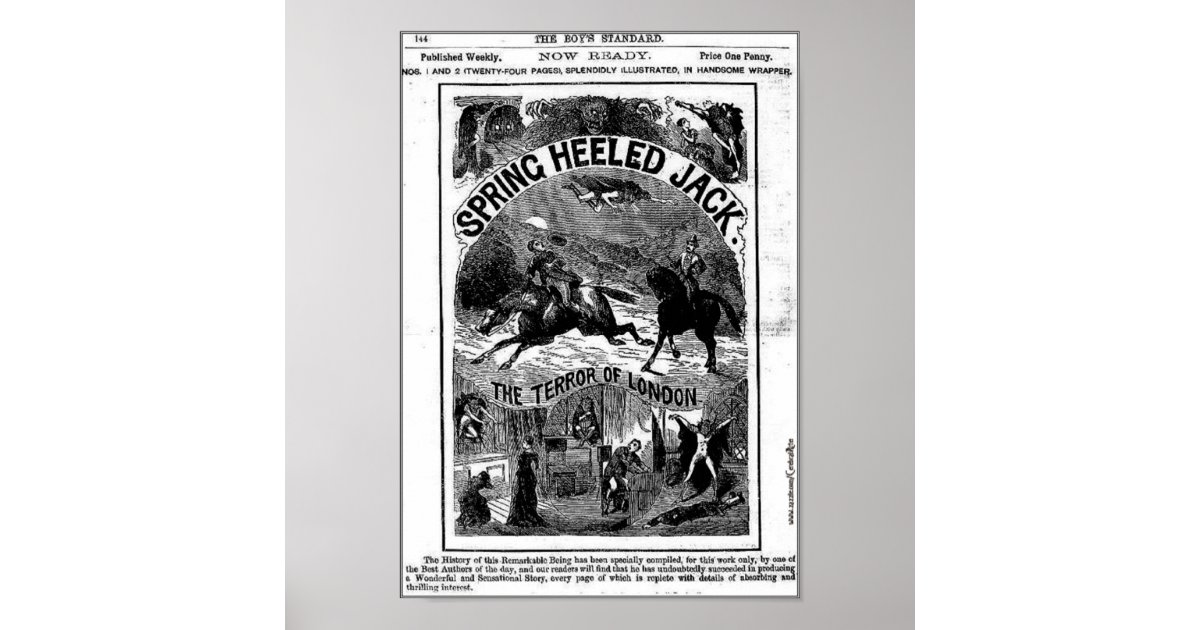 Penny Dreadful Spring Heeled Jack Poster Zazzle