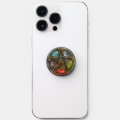 Pentacle Elemental Triskelion Moon Ornament PopSocket | Zazzle