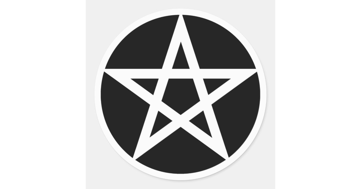 Pentacle sticker | Zazzle