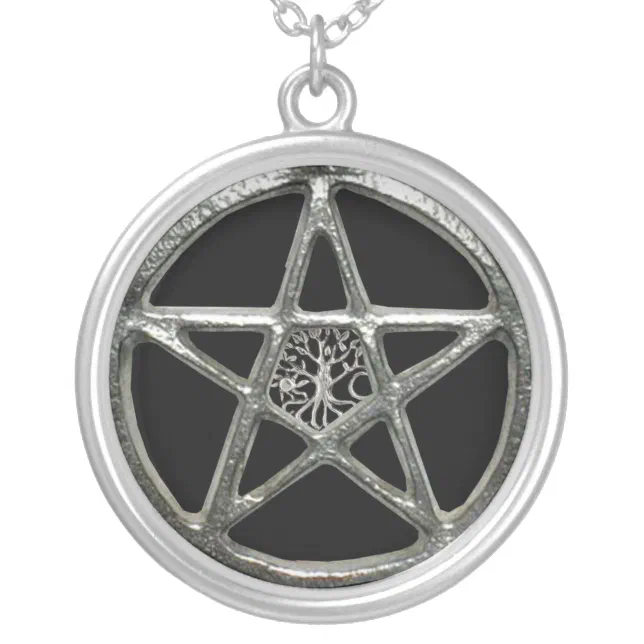 Pentacle Tree Of Life Necklace | Zazzle