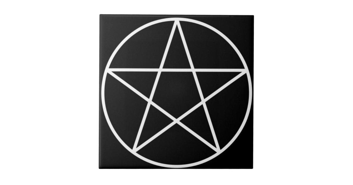 Pentagram Altar Tile | Zazzle