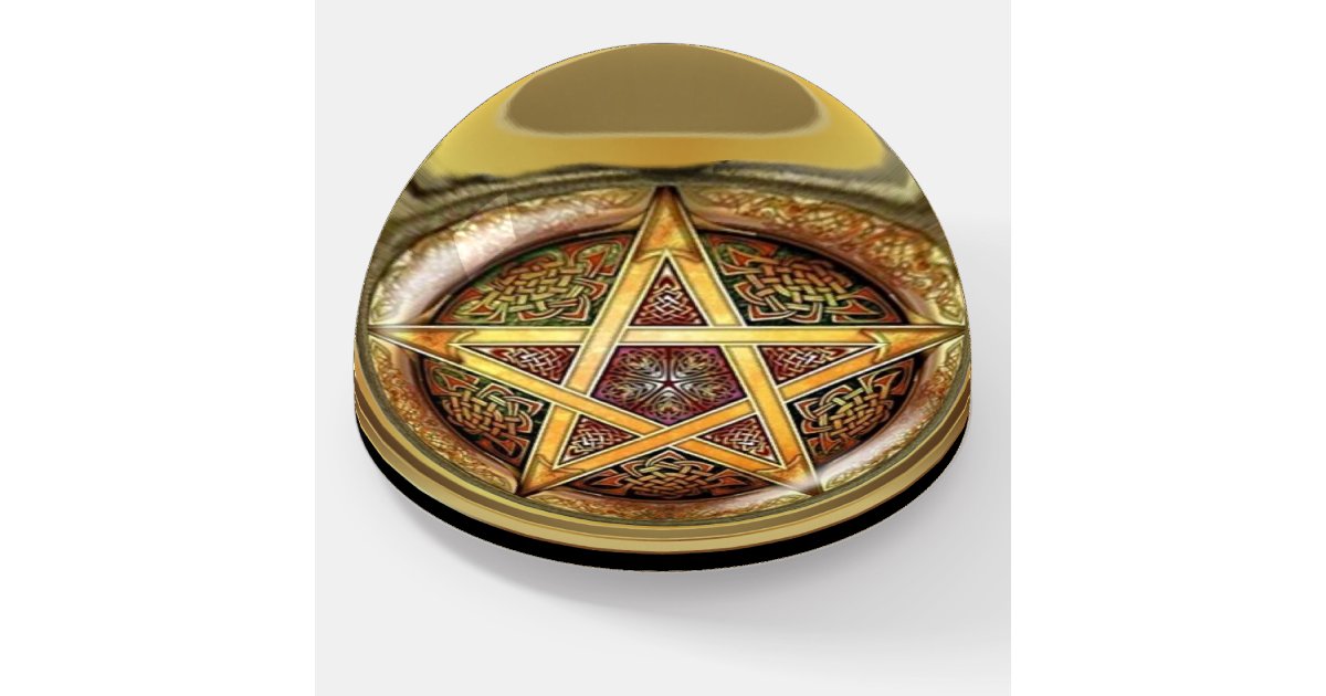 Pentagram (Ancient Star of Babylon) Paperweight | Zazzle