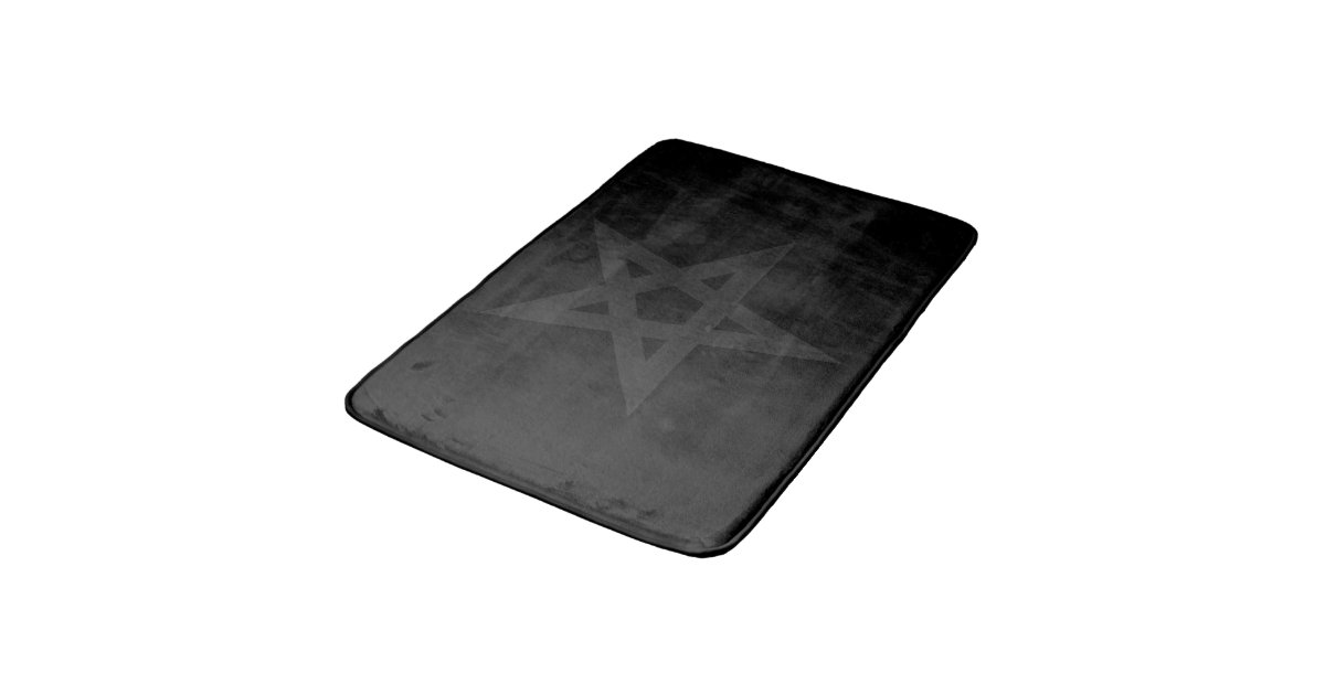 Pentagram Bath Mat | Zazzle