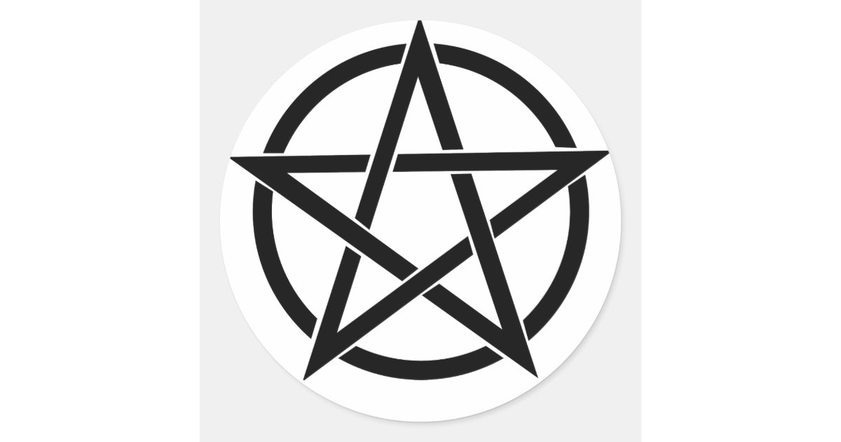 Pentagram Sticker | Zazzle