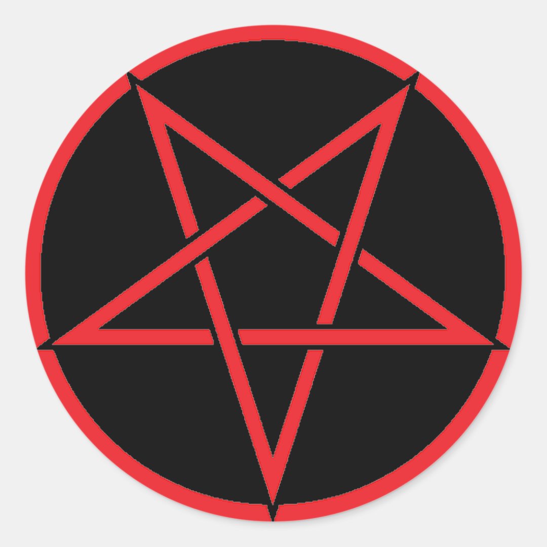 Pentagram Sticker | Zazzle
