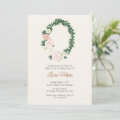 Peony Hellebore First Communion Invitation | Zazzle