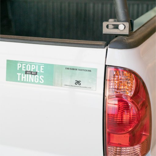 People are not things. bumper sticker | Zazzle