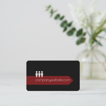 People Icon / Human Resources Business Card | Zazzle