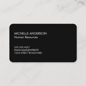 People Icon / Human Resources Business Card | Zazzle
