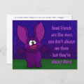 Pepe the Bat, w/quote postcard | Zazzle