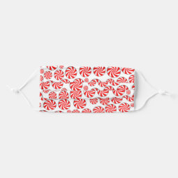 Peppermint Candies Adult Cloth Face Mask | Zazzle