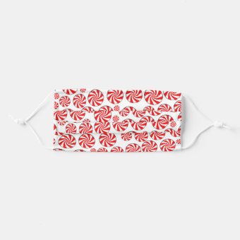 Peppermint Candies Adult Cloth Face Mask | Zazzle