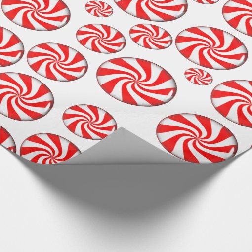 Peppermint Candies Wrapping Paper | Zazzle