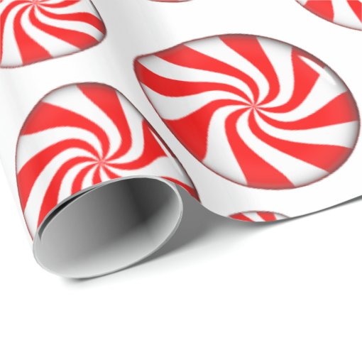 Peppermint Candies Wrapping Paper | Zazzle