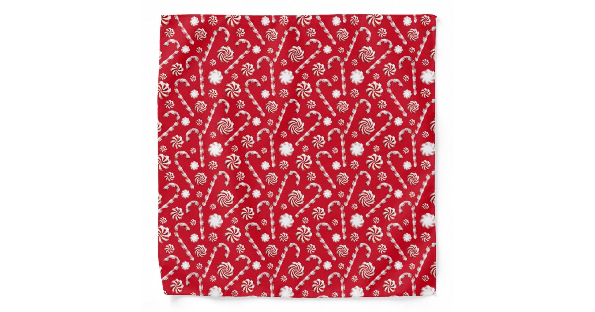 Peppermint Candy Bandana | Zazzle