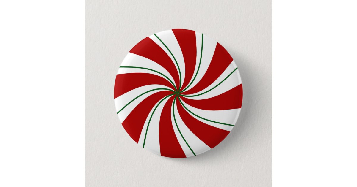 Peppermint Candy - button | Zazzle