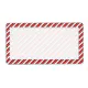 Peppermint Candy Cane Stripe Shipping Labels | Zazzle