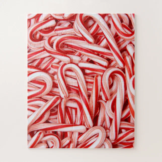 Peppermint Candy Canes Photo Puzzle | Zazzle