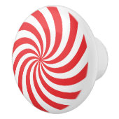 Peppermint Candy Ceramic Knob | Zazzle