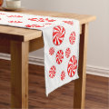 Peppermint Candy Holiday Table Runner | Zazzle